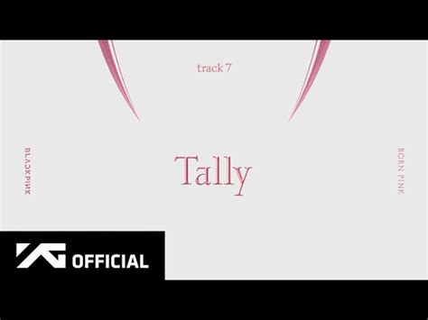 Blackpink Tally Chords Lyrics Video