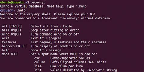 How To Install And Use Osquery In Ubuntu
