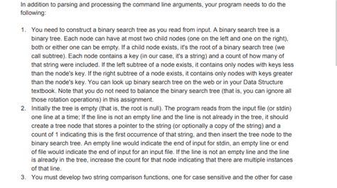 Solved Assignment 1 Sorting With Binary Search Tree