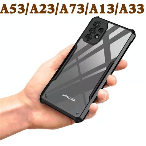 A13 Lte 4g A13 Lite 4g A04s M23เคสกันกระแทกขอบสีหลังใสsamsung Galaxy M53 F23 M33 A23 A53 5g A13