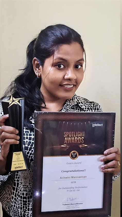 ashwini manivannan on linkedin spotlightaward gratitude