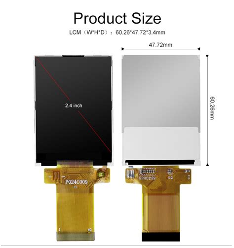 240x320 High Resolution Touch Screen Lcd Panel Module Polcd Professional 2 4 Inch