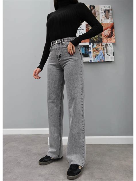 Gri Wide Leg Jean
