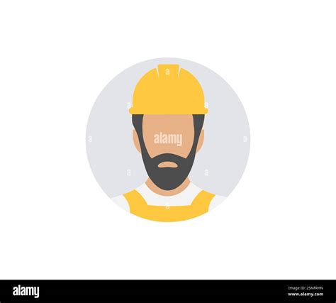 Construction Worker Business Person Project Manager Engineer Architect Icon Construction