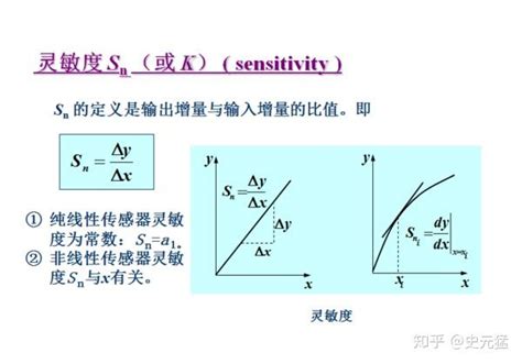 传感器灵敏度的含义 知乎