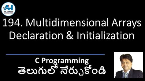 194 Multidimensional Array Declaration And Initialization C