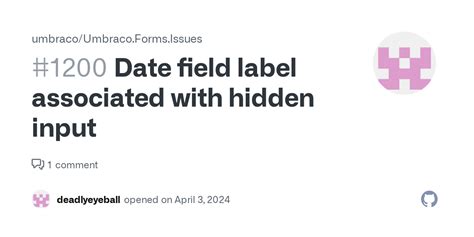 date field label associated with hidden input · issue 1200 · umbraco
