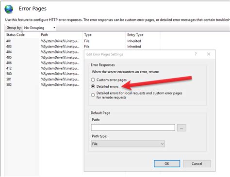 Windows Server 2012 R2 Cant Get Or Iis To Display The Error Stack Overflow