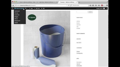 Wordpress Portfolio Avec Le Thème Accesspress Parallax Youtube