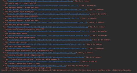 Importerror Ext Cpython M X Linux Gnu So Undefined Symbol