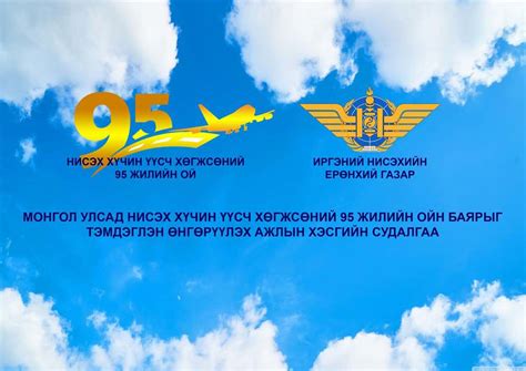 Монгол Улсад Нисэх хүчин үүсч хөгжсөний 95 жилийн ойн баярын бүтээлч ажлын судалгаа