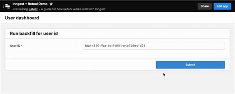 Trigger Your Code From Retool Inngest Documentation