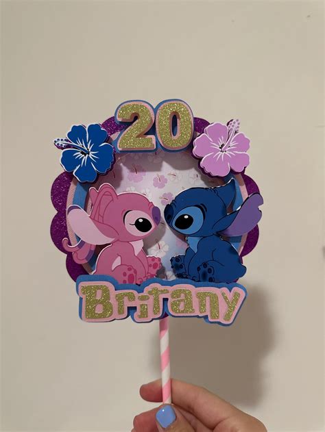 Lilo Stitch Cake Topper Stitch Cake Topper Stitch Birthday Party Etsy