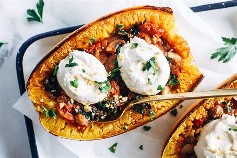 Vegetarian Spaghetti Squash Recipe Vegan Girls Guide