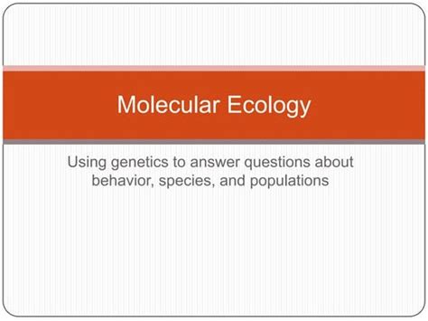 Genetics Chapter 24 Conservation Genetics Pptx Genetics Science