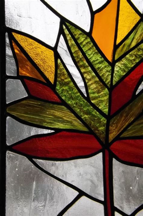 Free Stained Glass Maple Leaf Pattern Glass Designs