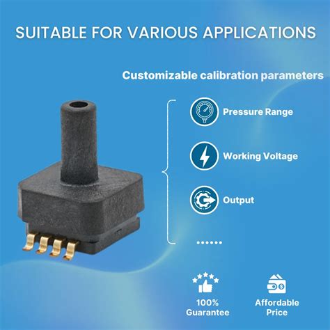 Waterproof Pressure Sensor With Silicon Gel For Humidifier
