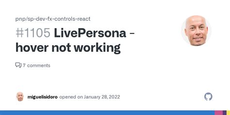 livepersona hover not working · issue 1105 · pnp sp dev fx controls