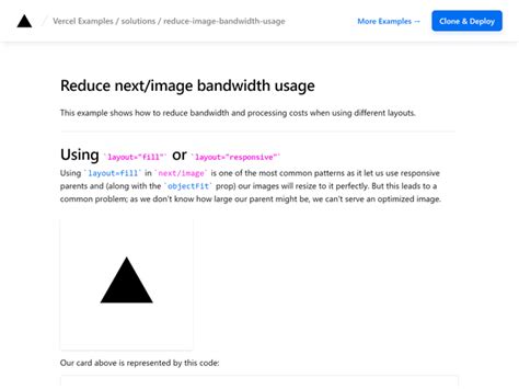 Reducing Bandwidth Usage With Next Image Vercel