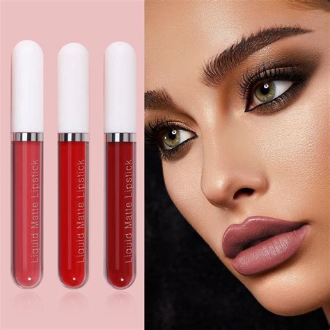 Nghnuifg Long Lasting Non Stick Long Lasting Sexy Ladies Gloss Lipstick