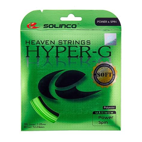 Solinco Hyper G 1 25 Potência E Spin Empório Do Tenista