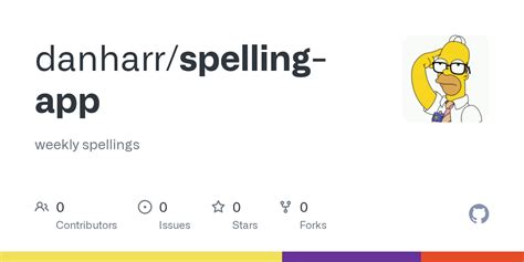 Github Danharrspelling App Weekly Spellings