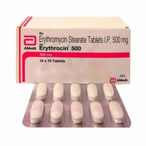 Erythrocin 500 Erythromycin Tablet At ₹ 100 Box Surat Id