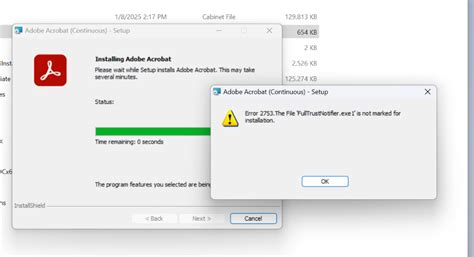 Error 2753 The File FullTrustNotifier Exe1 Is N Adobe Product Community 15091397