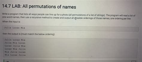 Solved Python Pleasedef Allpermutationspermlist
