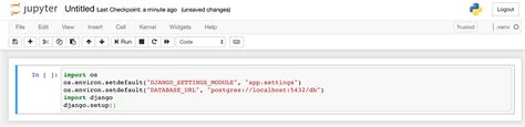 Using Django In Jupyter Notebook In My Last Story I Related How To