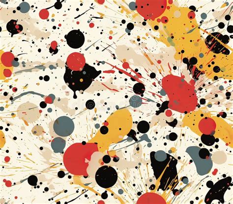 Spatter Fabric Pattern Seamless Pattern Stock Illustration