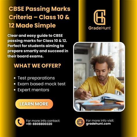 Cbse Passing Marks Criteria For Class 10 And 12 Gradehunt