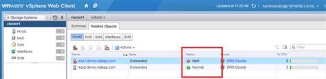 Virtual Storage Console Vsc Esx Or Esxi Host Displays An Alert