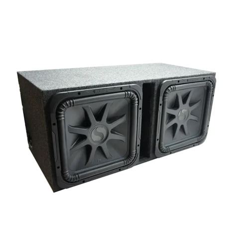Kicker Car Audio Solobaric 15 Sub Square L7 Dual 4 Ohm 2 With 15 Subwoofer Vented Square