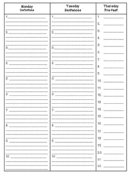 Spectacular Spelling Homework Weekly Spelling Assignments Made Easy