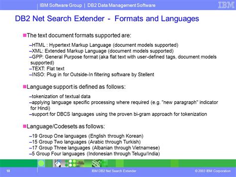 Ibm Software Group Db2 Data Management Software Ibm Db2 Net Search