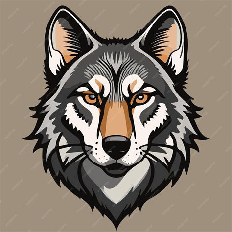 Premium Vector Vector Wolf Illustration