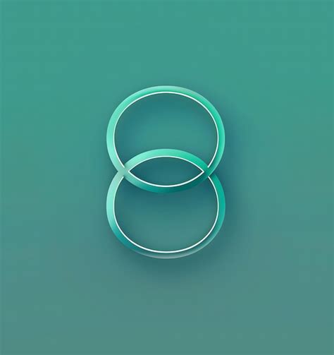 Logo Simple Line Art Of An Infinite Loop Premium AI Generated Image