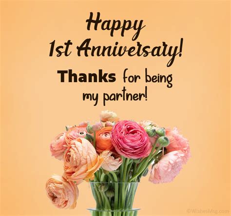 1st Anniversary Wishes For Couple