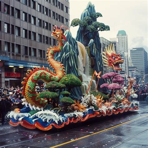 Free Vibrant Parade Float Image Parade Float Dragons Download At