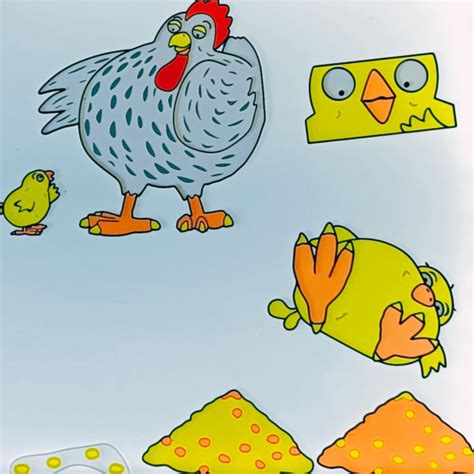Personaje El Pollo Pepe Trasnlúcido Para La Mesa De Luz