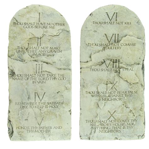Ten Commandments Coloring Stones