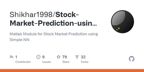 Github Shikhar1998stock Market Prediction Using Neural Networks And Genetic Algorithm Matlab
