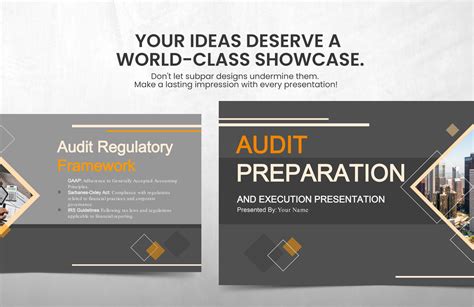 Audit Preparation And Execution Presentation Template Download