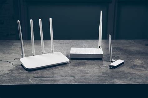 Three Different Types Of Wi Fi Routers Modern And Old Technology