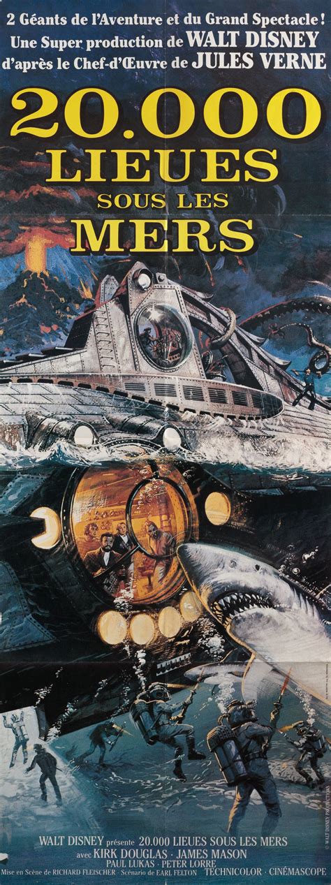 20000 Leagues Under The Sea Movie Poster 20000 Leagues Under The Sea