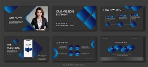 Шаблон бизнес презентации в Powerpoint Премиум векторы