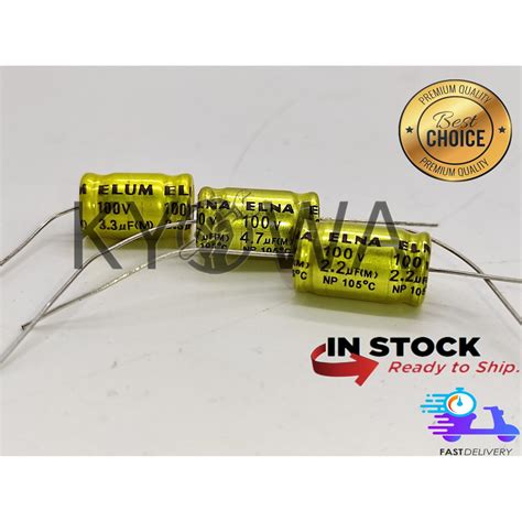 【🔥ready Stock🔥fast Shipping🔥】non Polarized Electrolytic Axial Lead Capacitor Shopee Malaysia