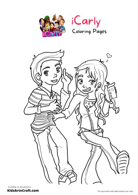 Icarly Printable Coloring Pages