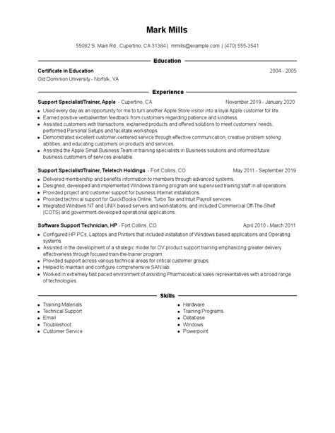 Implementation Specialist Resume Examples And Tips Zippia
